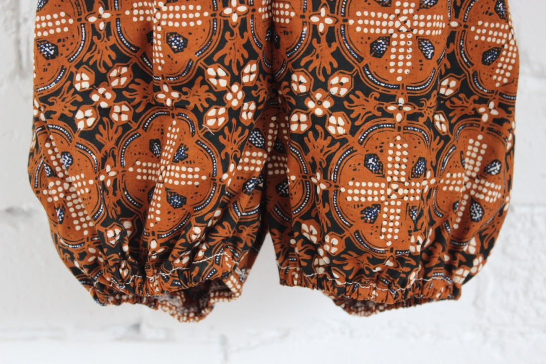 Ceplok Rust Bloomers| 100% Cotton| Baby and Toddler's Clothing| Batik ...